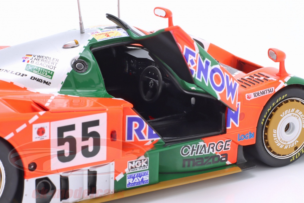 WERK83 1:18 Mazda 787B #55 Winner 24h LeMans 1991 Weidler, Herbert, Gachot W1802701 model car ...