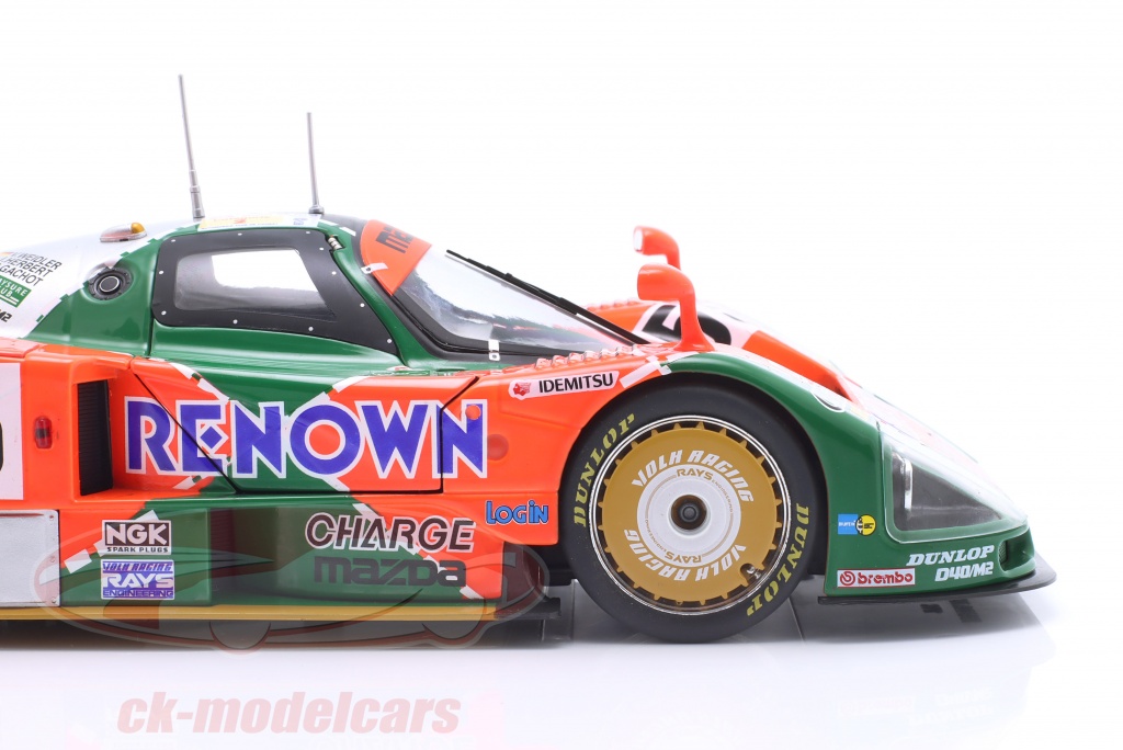 Werk83 1:18 Mazda 787B #55 优胜者 24h LeMans 1991 Weidler, Herbert, Gachot ...