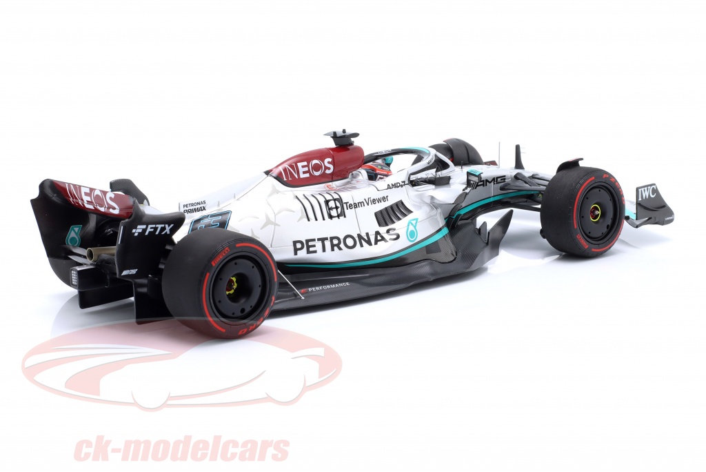 Minichamps 1:18 George Russell Mercedes-AMG F1 W13 #63 Formula 1 2022 ...
