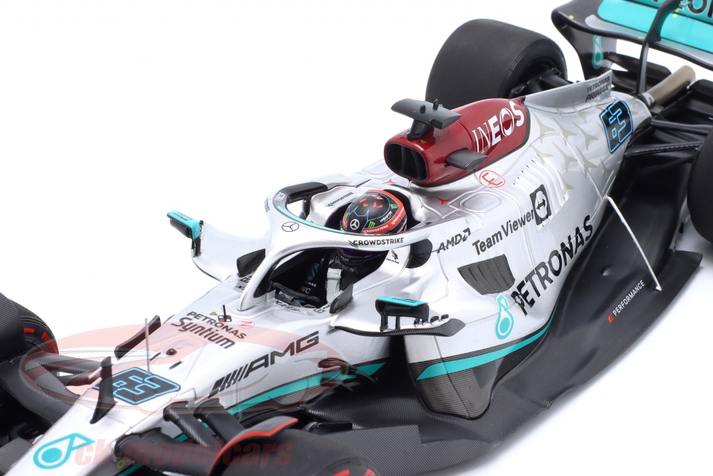 Minichamps 1:18 George Russell Mercedes-AMG F1 W13 #63 Formula 1 2022 ...