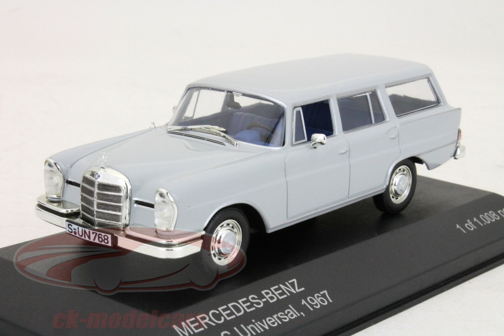 WhiteBox 1:43 Mercedes-Benz 230 S Universal 1967 light grey 183618 ...