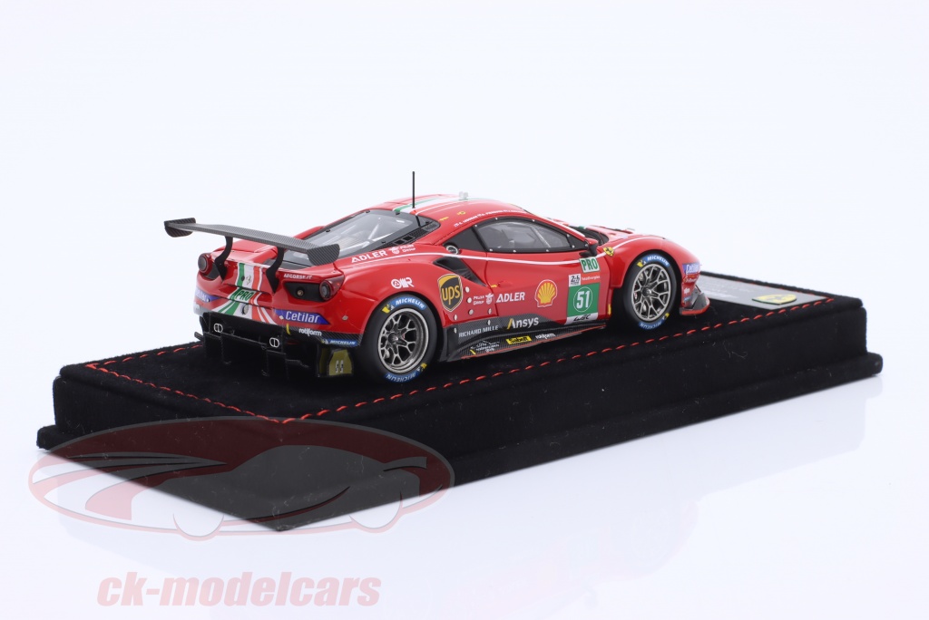 BBR Models 1:43 Ferrari 488 GTE #51 勝者 LMGTE Pro Class 24h LeMans 2021 ...