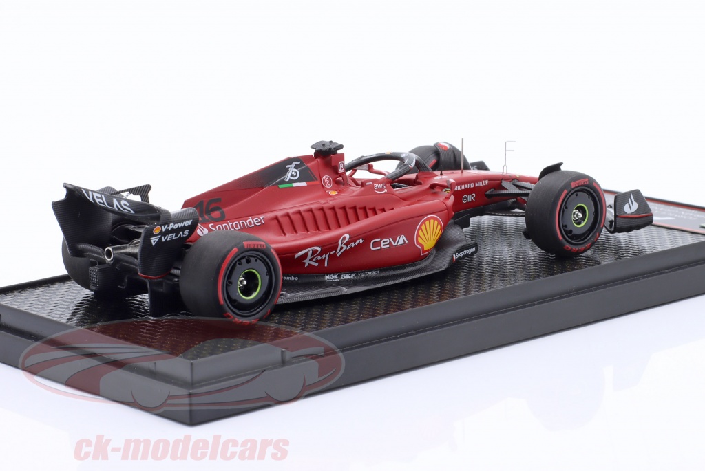 BBR Models 1:43 Charles Leclerc Ferrari F1-75 #16 winner Bahrain GP ...