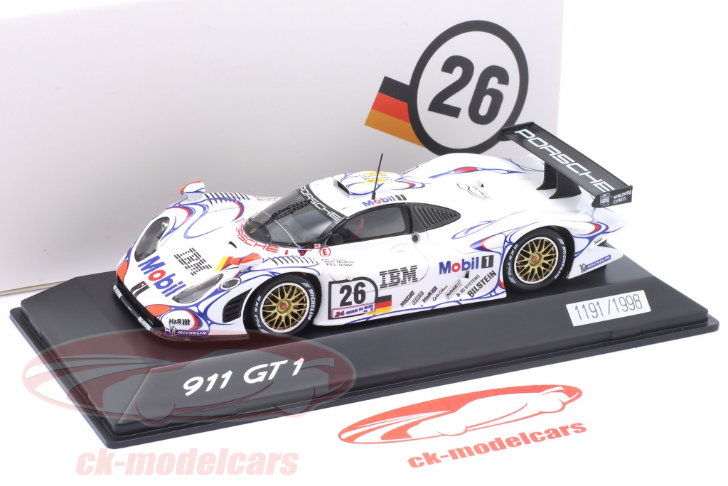Spark 1:43 Porsche 911 GT1 #26 winner 24h LeMans 1998 McNish, Aiello, Ortelli WAP0200130PLM1 ...