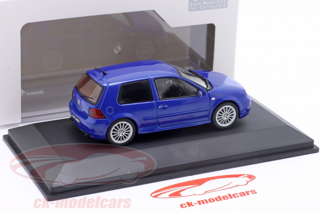 Solido 1:43 Volkswagen VW Golf IV R32 year 2003 blue S4313601 model car ...