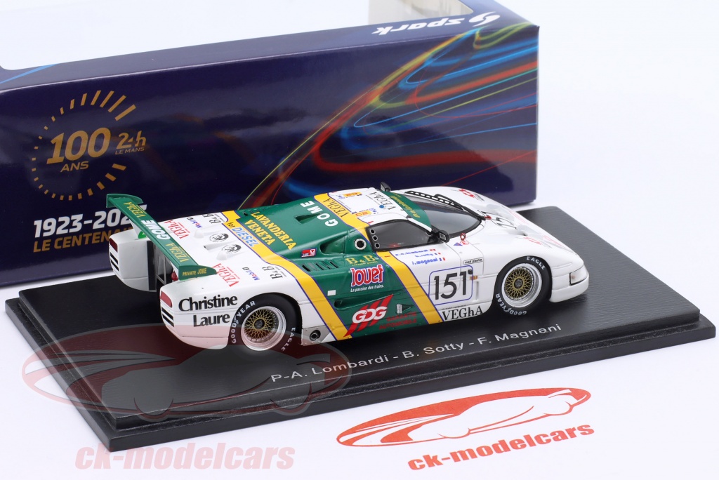 Spark 1:43 Spice SE86C #151 24h LeMans 1989 Lombardi, Sotty, Magnini ...
