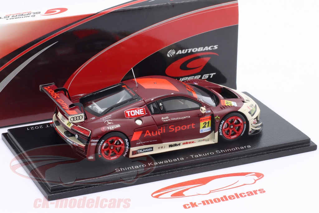 Spark 1:43 Audi R8 LMS GT3 #21 GT300 Super Serie GT 2021 Kawabata ...