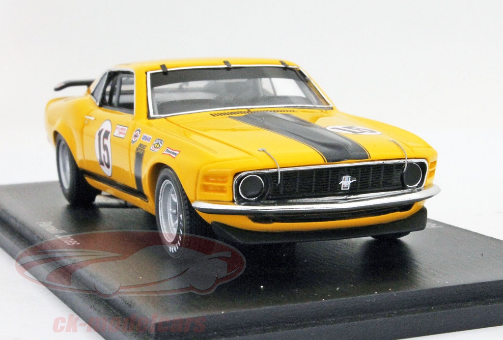 Spark 1:43 Ford Mustang #15 Trans-Am 1970 Parnelli Jones S2640 model car S2640 9580006926401