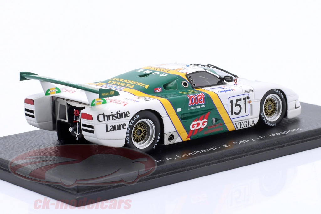Spark 1:43 Spice SE86C #151 24h LeMans 1989 Lombardi, Sotty, Magnini ...