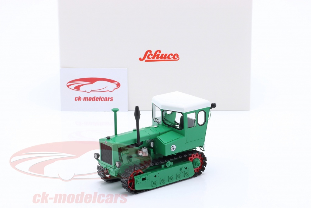Schuco 1:32 IFA KS07/60 Rübezahl Kettenschlepper Baujahr 1952-1956 grün ...