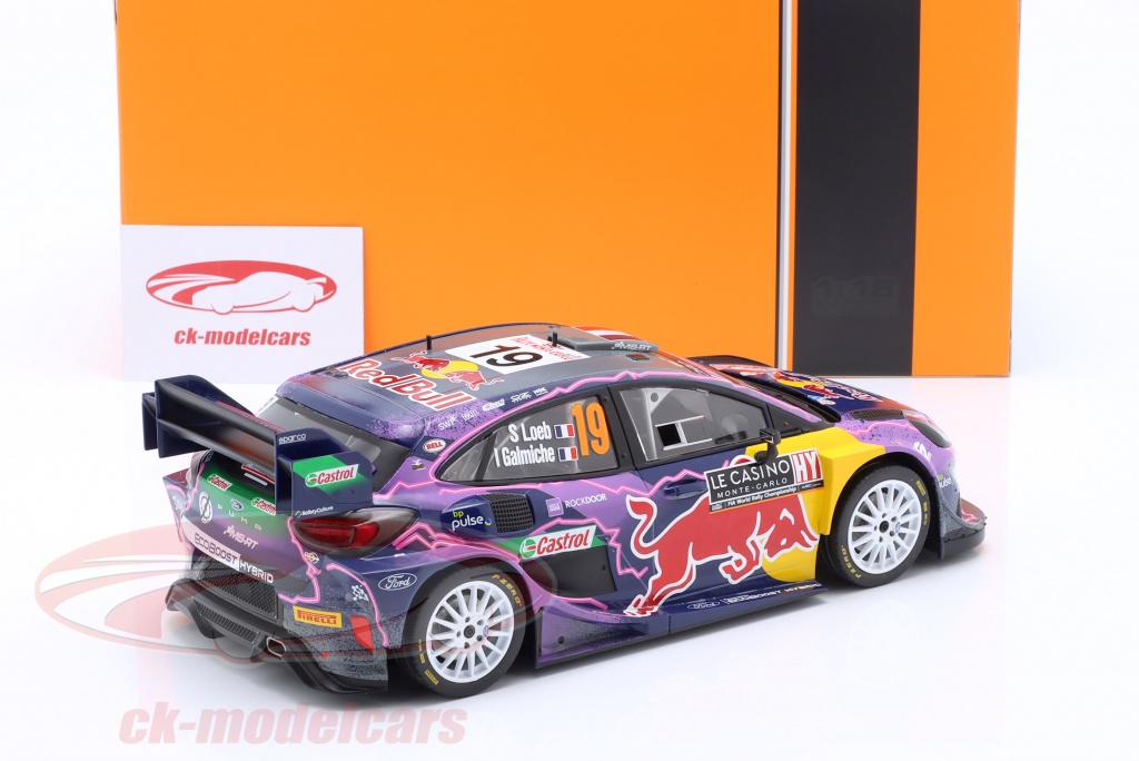 Ixo 1:18 Ford Puma Rally1 #19 vincitore Rallye Monte Carlo 2022 Loeb ...
