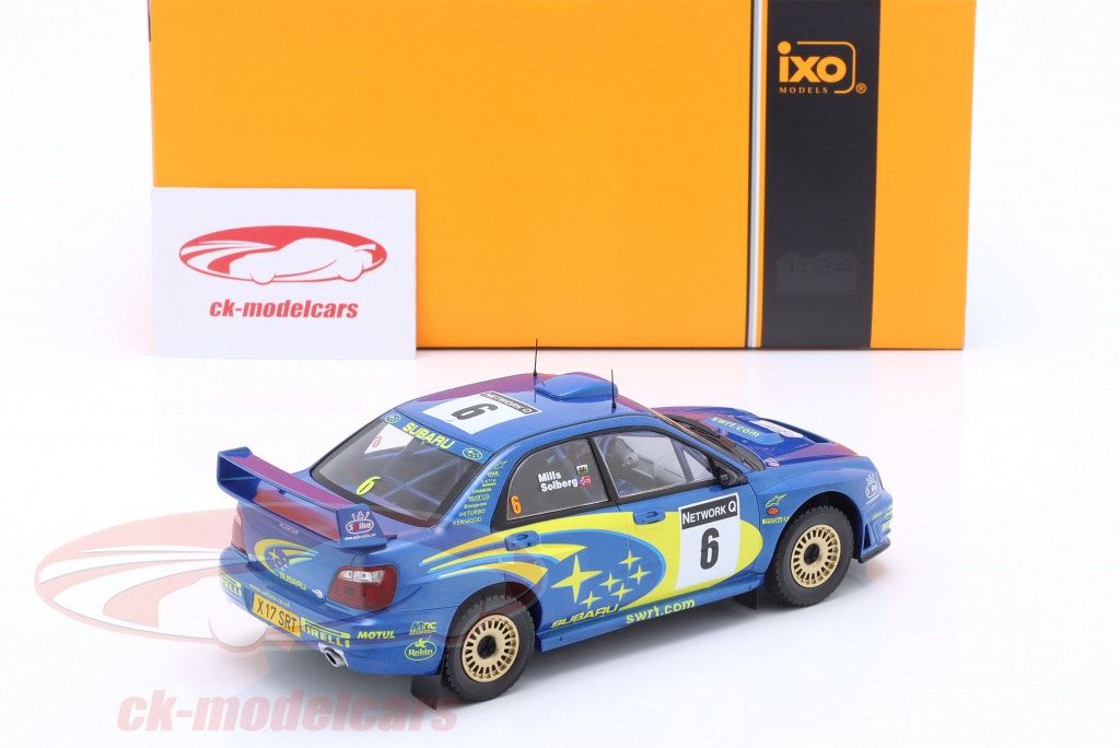 Ixo 1:24 Subaru Impreza S7 WRC #6 Rallye Großbritannien 2001 Solberg ...