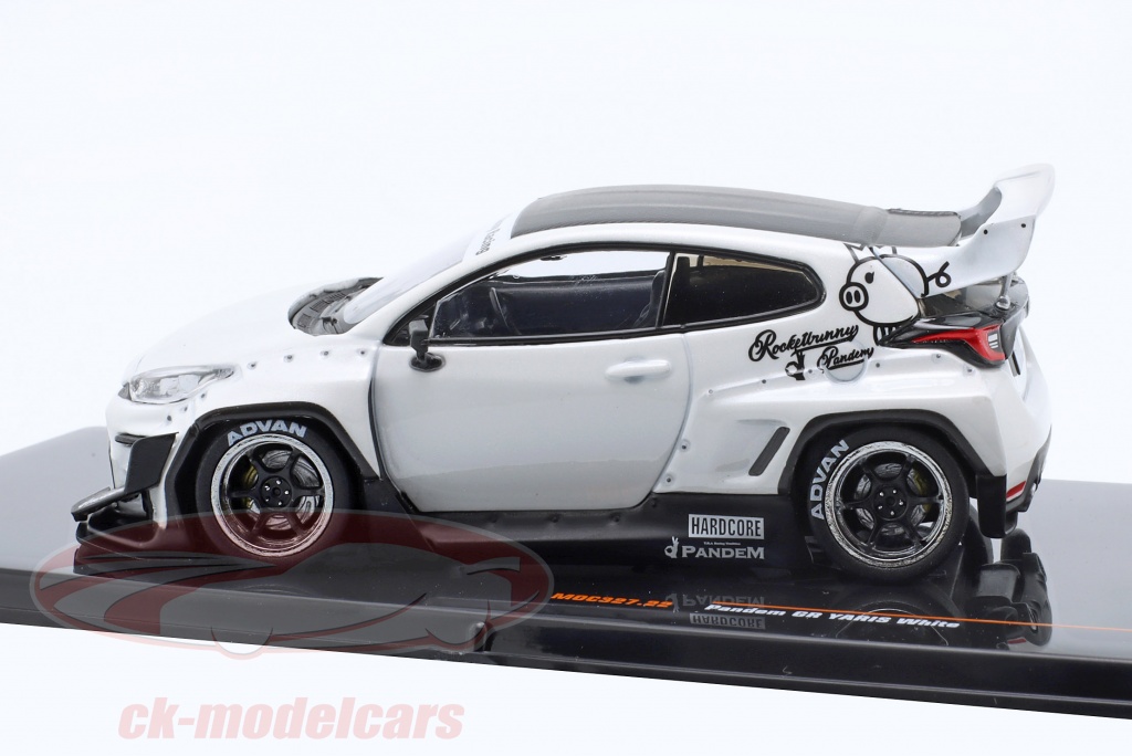Ixo 1:43 Toyota GR Yaris Pandem 建设年份 2022 白色的 MOC327.22 模型 汽车 MOC327.22 ...