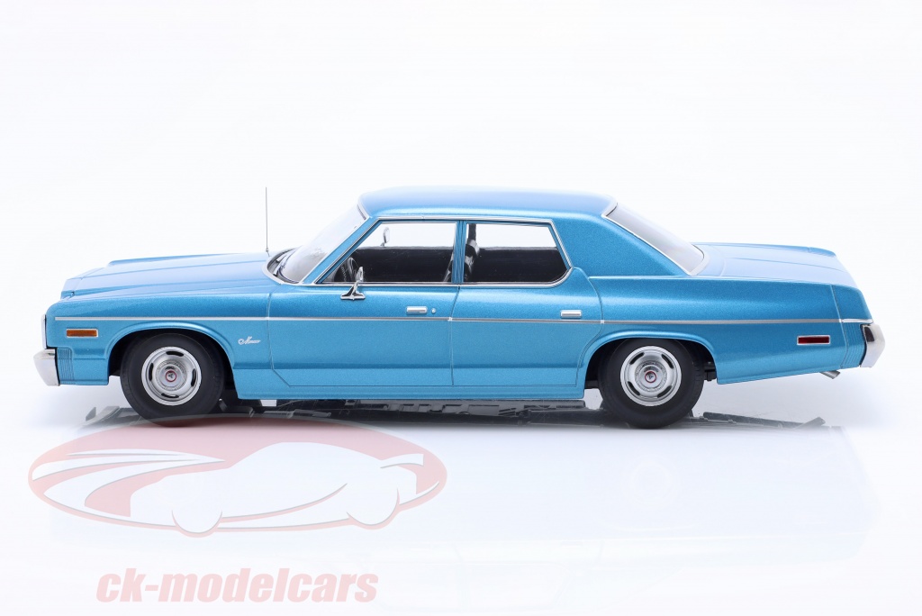 KK-Scale 1:18 Dodge Monaco Année de construction 1974 bleu métallique ...