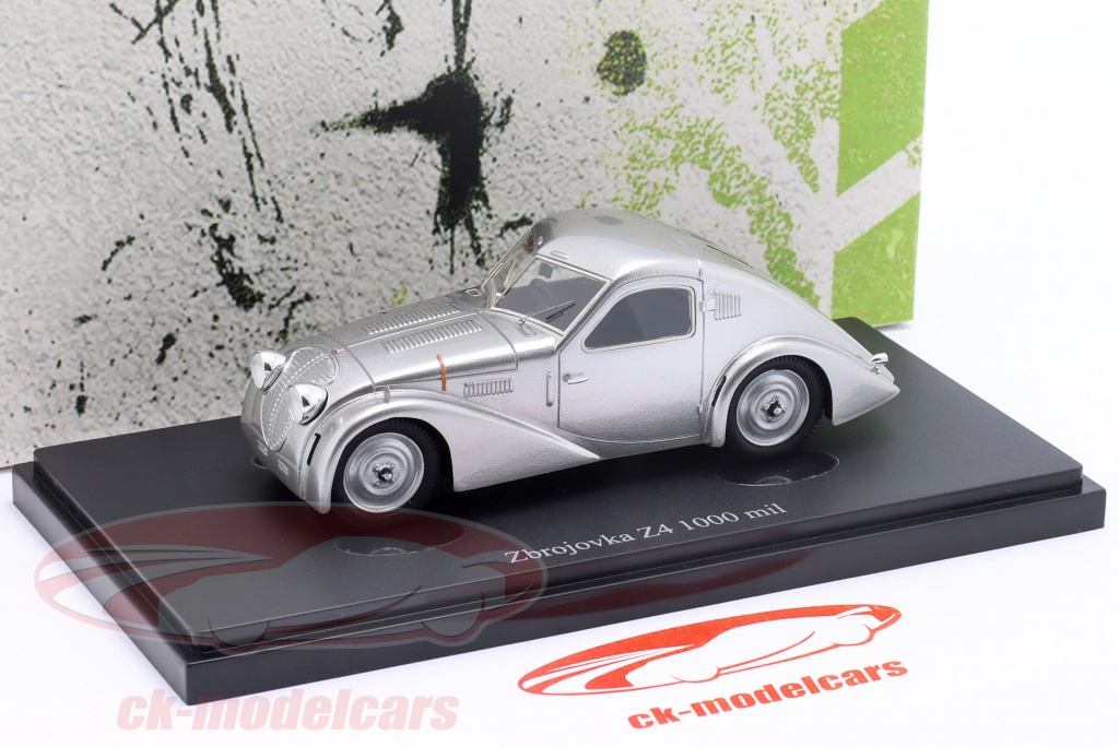 AutoCult 1:43 Zbrojovka Z4 1000 mil Année de construction 1934 argent ...