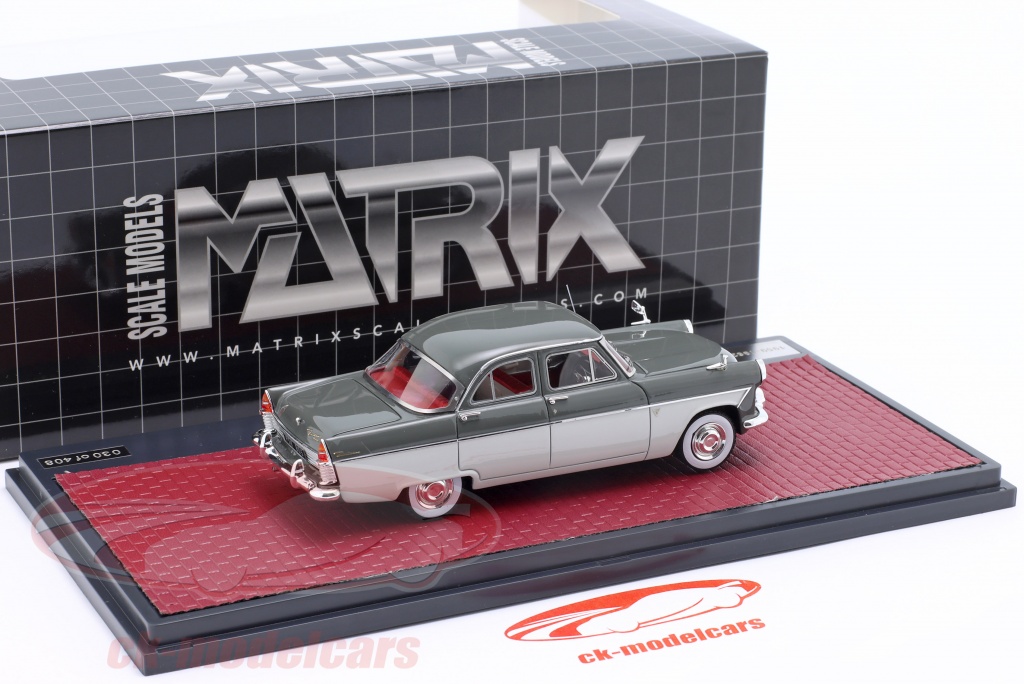 Matrix 1:43 Ford Zodiac 206E Saloon 建設年 1959-1962 ライトグレー / グレー MX40603 ...