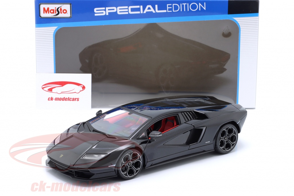 Maisto 1:18 Lamborghini Countach LPI 800-4 year 2022 black 31459BK ...