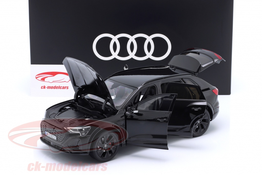 Norev 1:18 Audi Q8 e-tron year 2023 myth black 5012328651 model car ...
