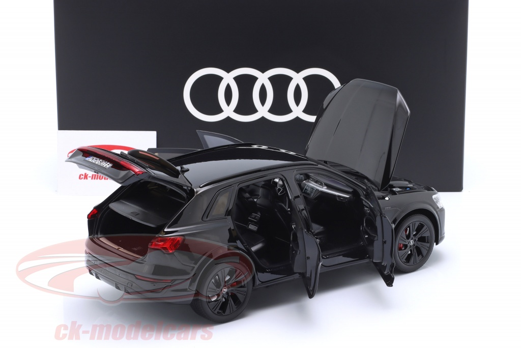 Norev 1:18 Audi Q8 e-tron year 2023 myth black 5012328651 model car ...
