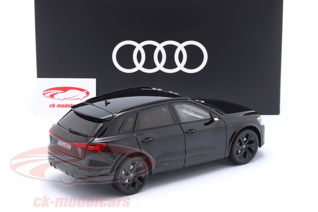 Norev 1:18 Audi Q8 e-tron year 2023 myth black 5012328651 model car ...