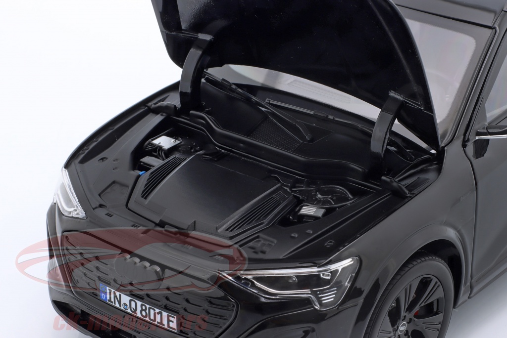 Norev 1:18 Audi Q8 e-tron year 2023 myth black 5012328651 model car ...