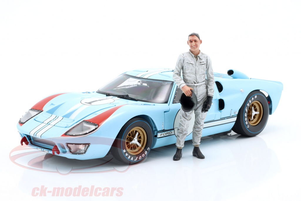 LeMans Miniatures 1:18 Ken Miles 1966 figura FLM118040 modello auto ...