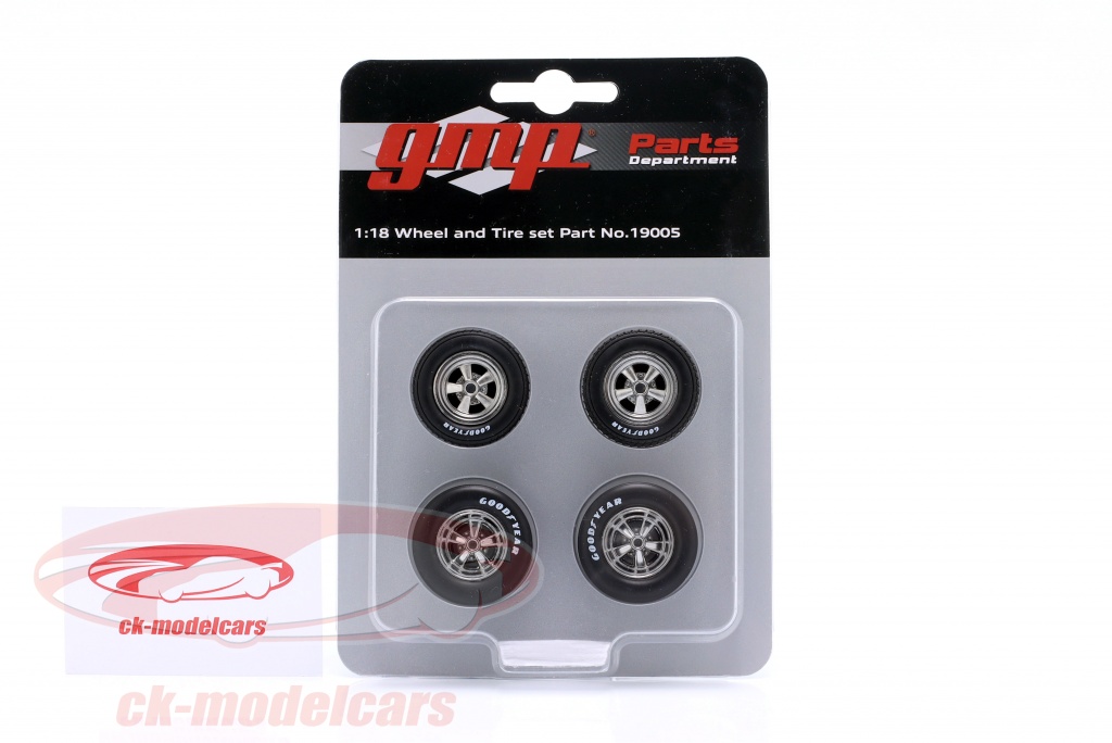 GMP 1:18 Tires and rims set (4 Piece) Muscle Car 19005 model car 19005 ...