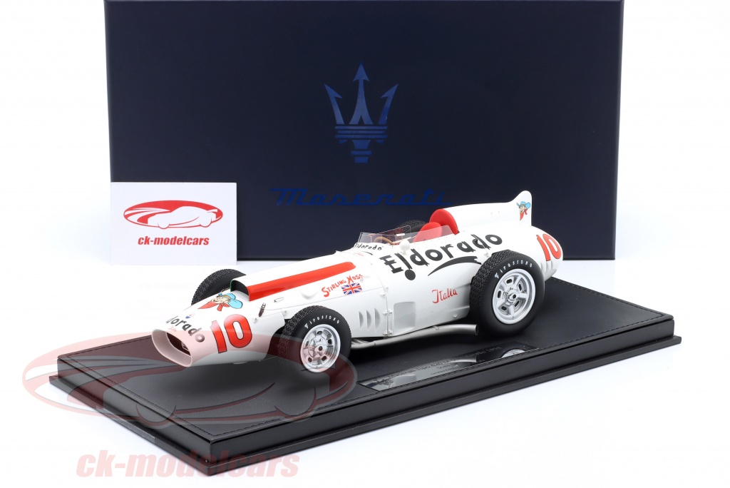 Maserati Models 1:18 S. Moss Maserati Tipo 420 M 58 #10 500 Miglia ...