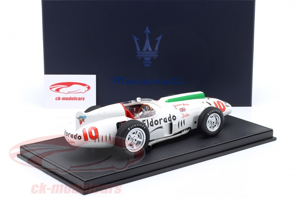 Maserati Models 1:18 S. Moss Maserati Tipo 420 M 58 #10 500 Miglia ...