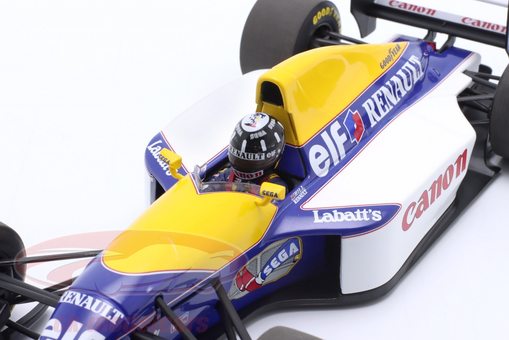 Minichamps 1:18 Damon Hill Williams Renault FW15C #0 Formula 1 1993 180930000 model car ...