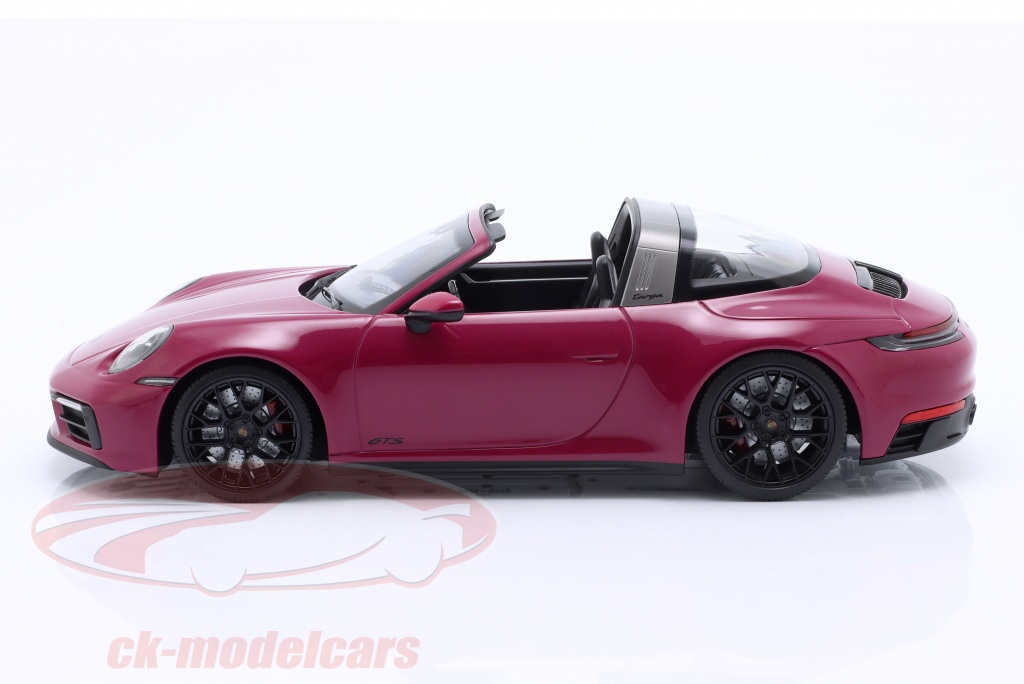 Minichamps 1:18 Porsche 911 (992) Targa 4 GTS Baujahr 2021 rubinrot ...