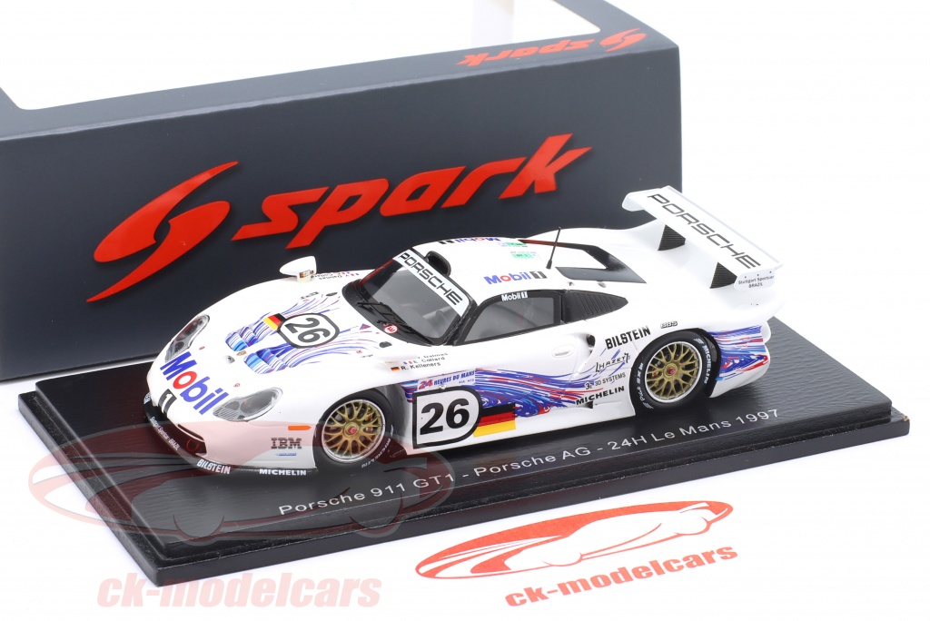 Spark 1:43 Porsche 911 GT1 #26 24h LeMans 1997 Collard, Kelleners ...