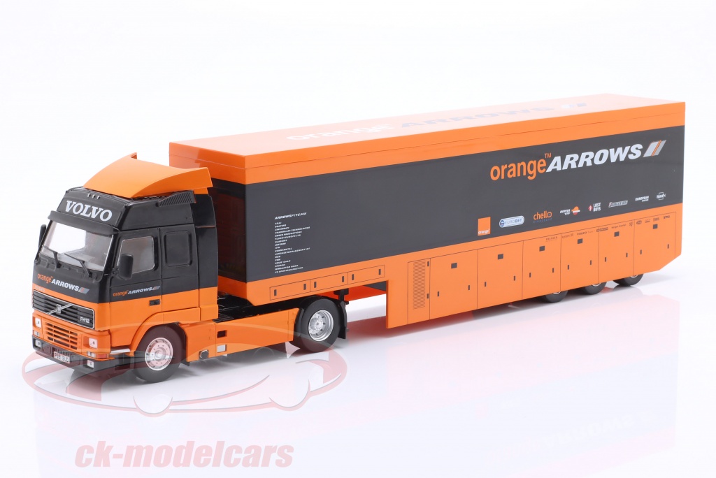 Ixo 1:43 Volvo FH12 Arrows Fórmula 1 2000 / 01 Team furgonetas naranja ...