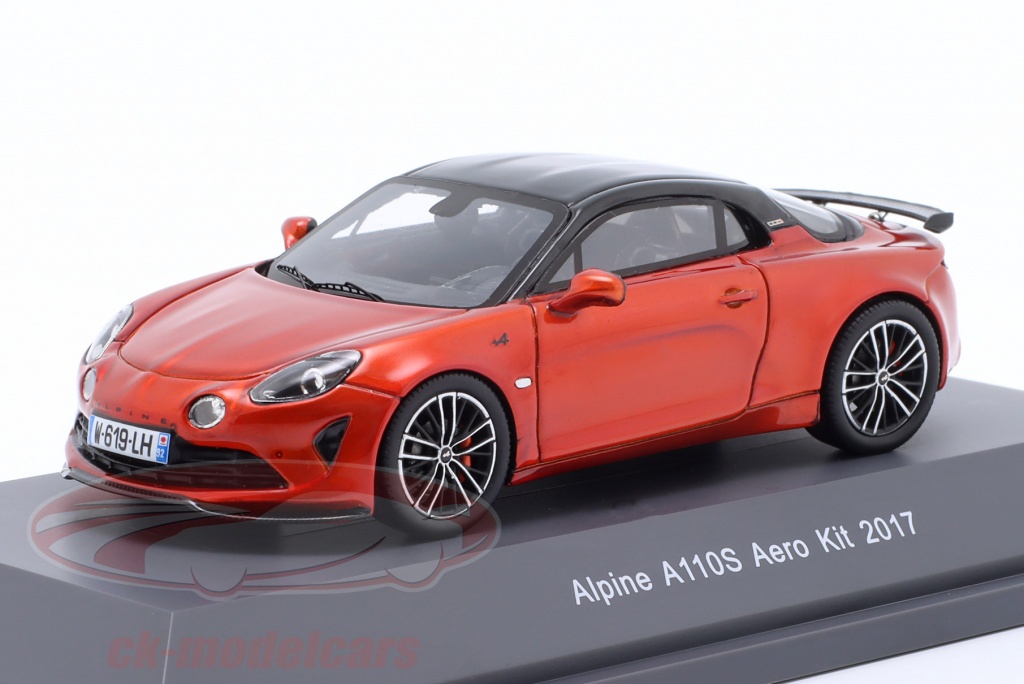Schuco 1:43 Alpine A110S Aero Kit Byggeår 2017 rød 450928500 model bil 450928500 9581677192850