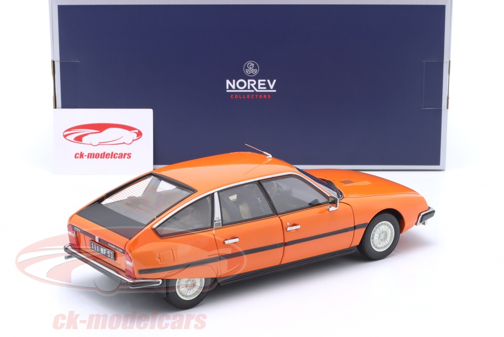 Norev 1:18 Citroen CX 2400 GTI 建设年份 1977 橘子 橙子 181524 模型 汽车 181524 3551091815242