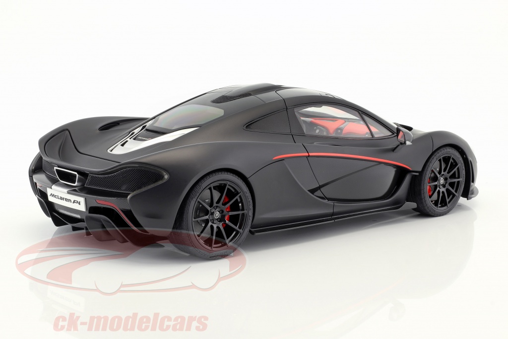 AUTOart 1:12 McLaren P1 year 2013 matt black / red 12241 model car 12241 674110122411