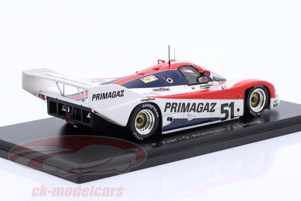 Spark 1:43 Porsche 962C #51 24h LeMans 1991 Lässig, Altenbach, Yver S9889 modelo coche S9889 ...