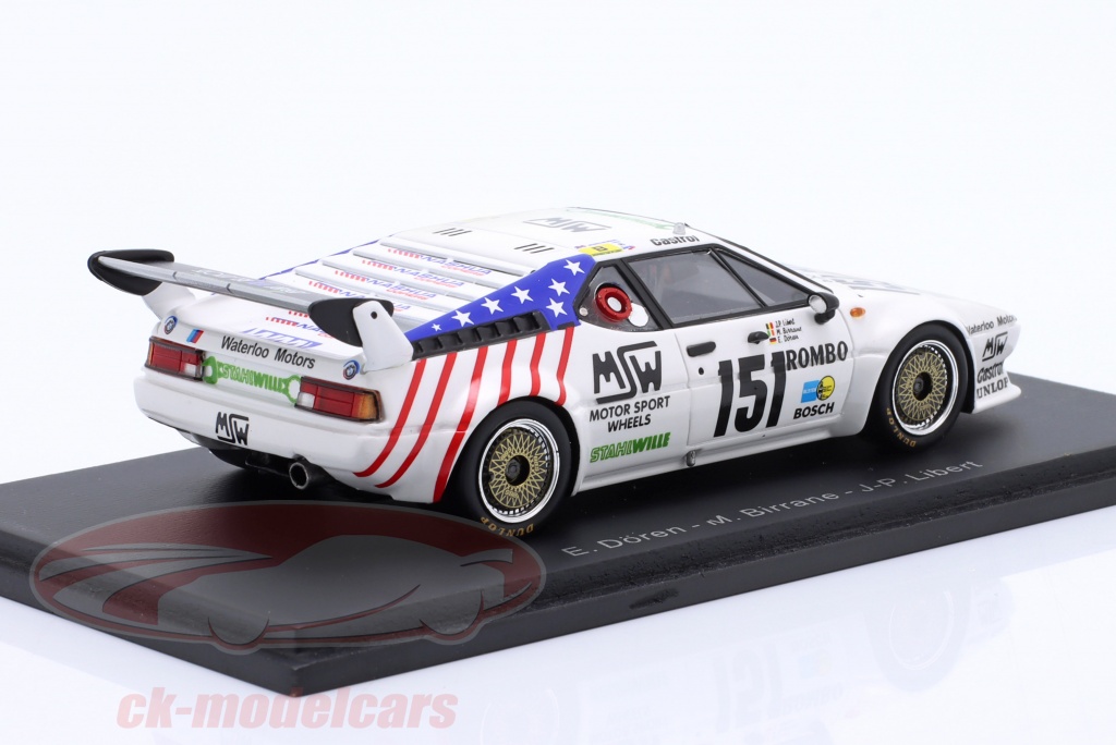 Spark 1:43 BMW M1 #151 24h LeMans 1985 Dören, Birrane, Libert S6410 ...