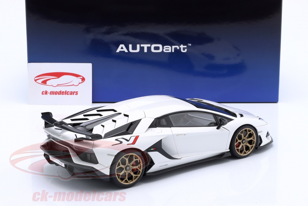 AUTOart 1:18 Lamborghini Aventador SVJ Année de construction 2019 perle ...