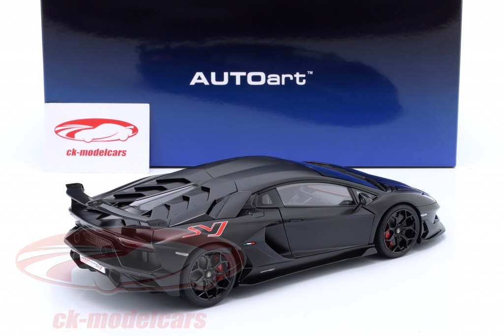 AUTOart 1:18 Lamborghini Aventador SVJ year 2019 frosted black 79219 ...