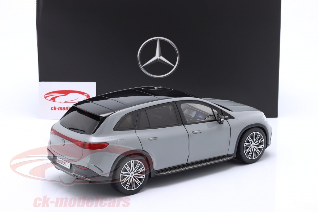 NZG 1:18 Mercedes-Benz EQS SUV (X296) year 2022 alpine grey B66960591 model car B66960591