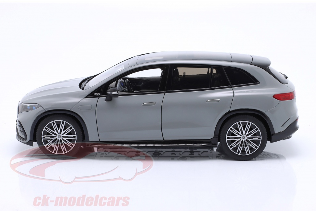 NZG 1:18 Mercedes-Benz EQS SUV (X296) year 2022 alpine grey B66960591 model car B66960591