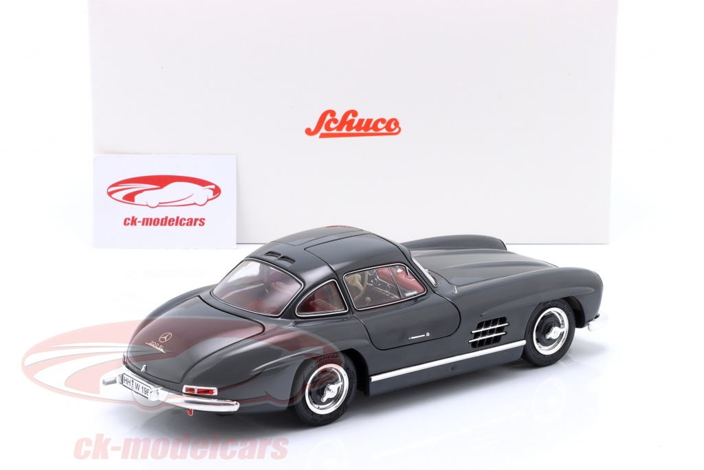 Schuco 1:18 Mercedes-Benz 300 SL Coupe (W198) Gray 450045100 model car ...