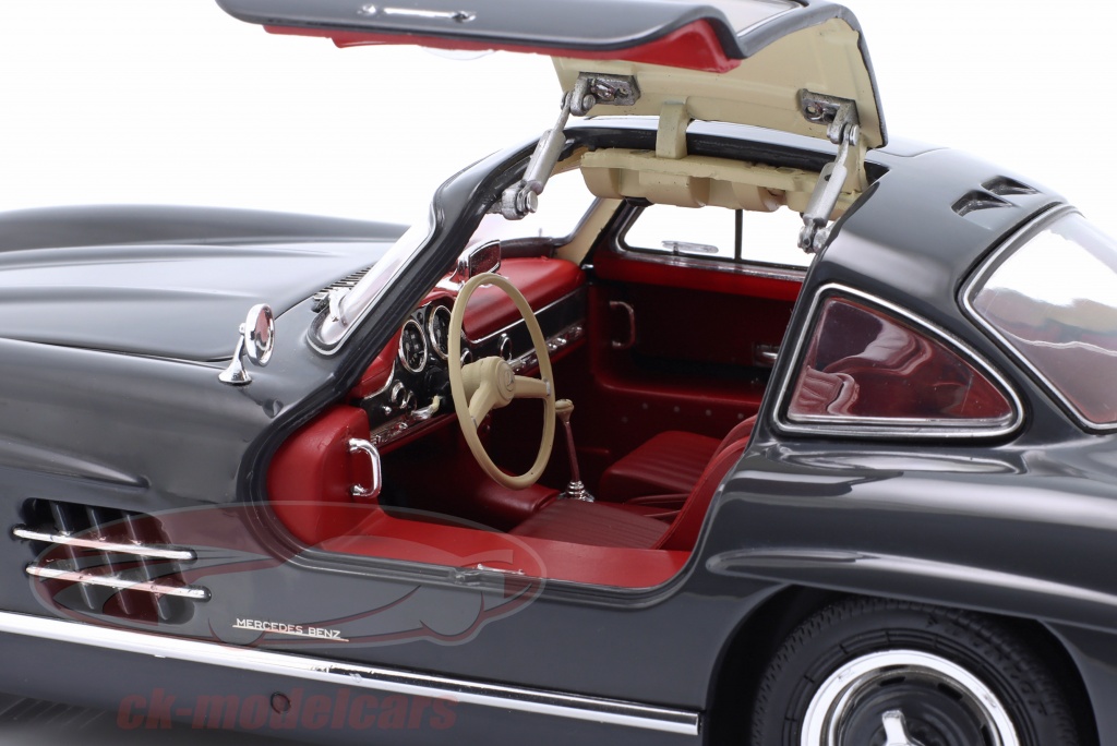 Schuco 1:18 Mercedes-Benz 300 SL Coupe (W198) Gray 450045100 model car ...