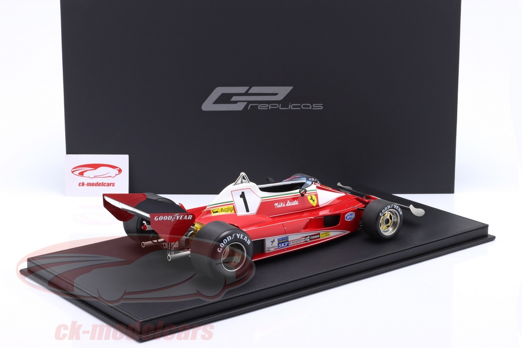 GP Replicas 1:12 Niki Lauda Ferrari 312T2 #1 优胜者 摩纳哥 GP 公式 1 1976 GP12 ...
