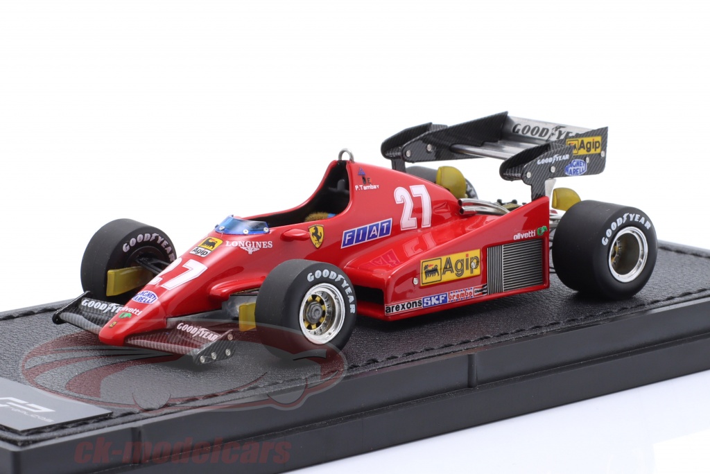 GP Replicas 1:43 Rene Arnoux Ferrari 126C2B #28 3er san marino GP ...
