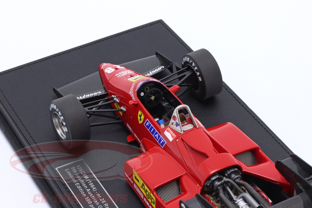 GP Replicas 1:18 Rene Arnoux Ferrari 126C4 #28 7ème L'Autriche GP ...