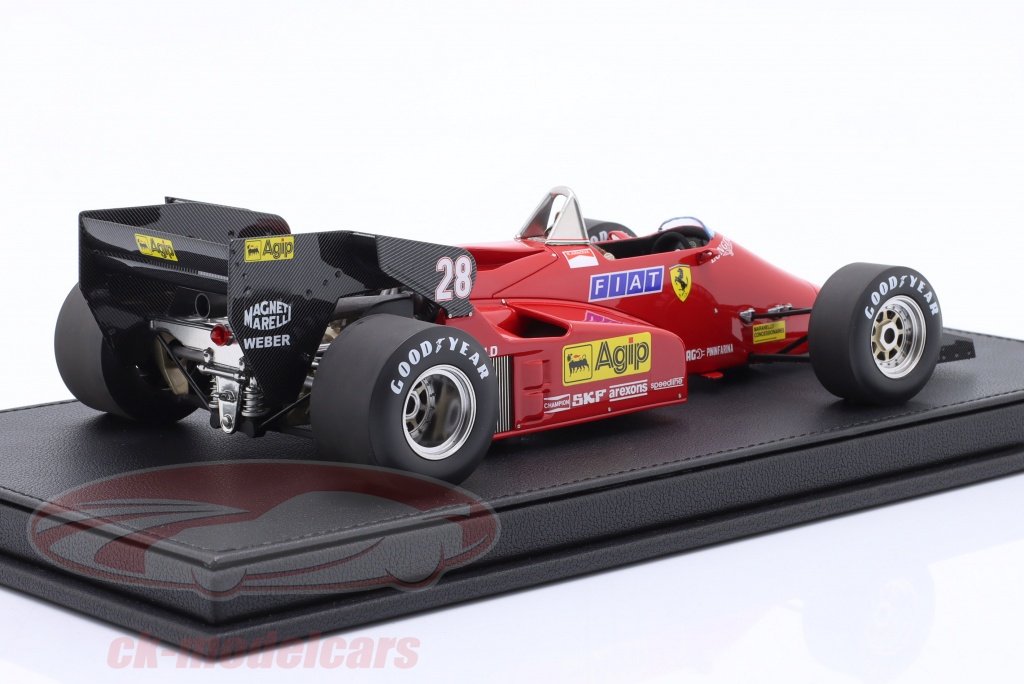 GP Replicas 1:18 Rene Arnoux Ferrari 126C4 #28 7 Østrig GP formel 1 ...