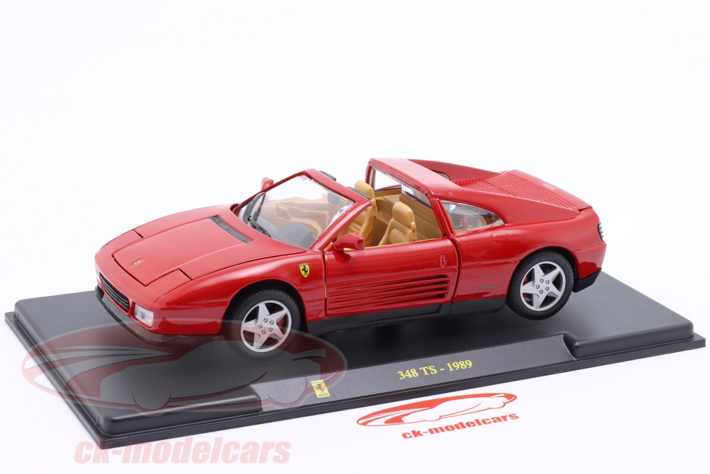 Bburago 1:24 Ferrari 348 TS year 1989 red AB24F026 model car AB24F026