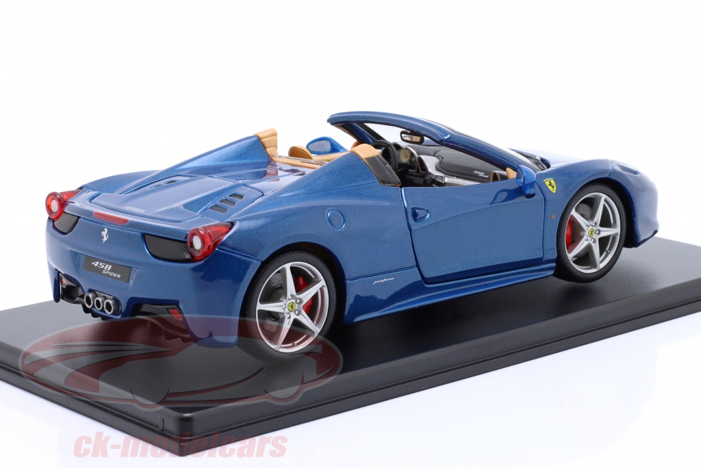 Ferrari 458 Spider Navy Blue